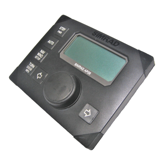 SIMRAD AP27 MANUAL Pdf Download | ManualsLib