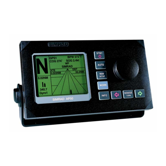 SIMRAD AP50 INSTRUCTION MANUAL Pdf Download | ManualsLib