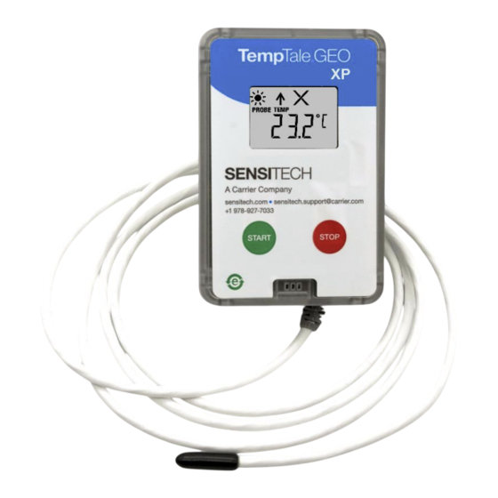 SENSITECH TEMPTALE GEO X INSTRUCTIONS FOR USE MANUAL Pdf Download ...