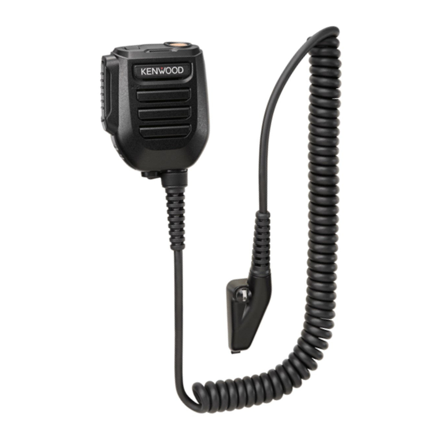 Kenwood KMC-70, KMC-72 - Speaker Microphone Manual | ManualsLib