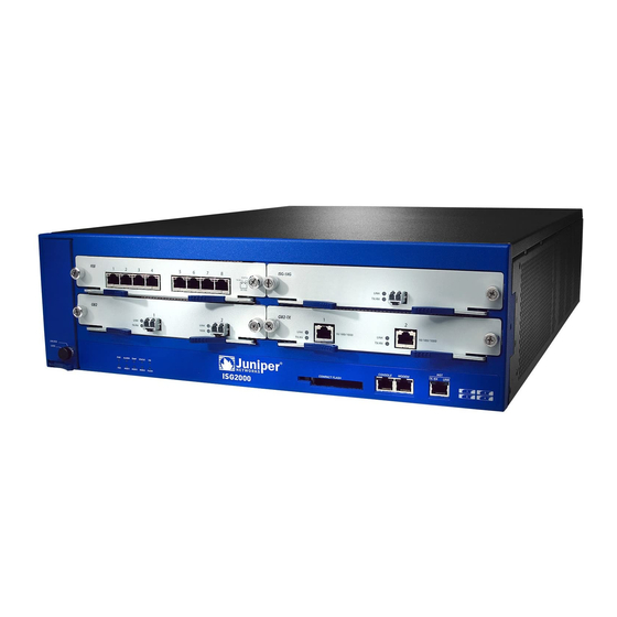 JUNIPER NETSCREEN-ISG 2000 USER MANUAL Pdf Download | ManualsLib