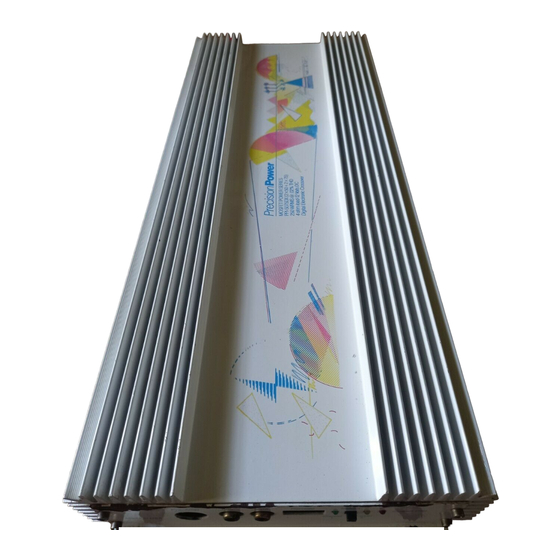 PRECISION POWER 5075DX OPERATOR'S MANUAL Pdf Download | ManualsLib