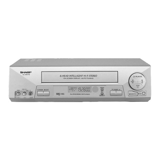 SHARP VC-MH770SM OPERATION MANUAL Pdf Download | ManualsLib