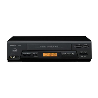 Sharp Vcr Model Vc-a400 Diagram Sharp Vcr Manual