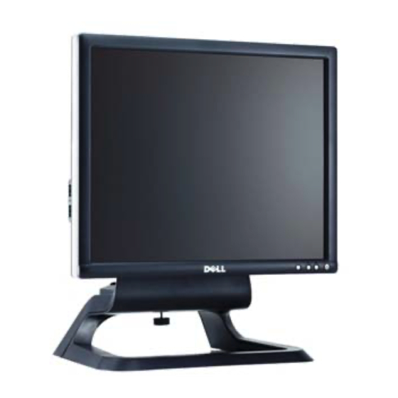 DELL 1706FPVT - 17" - DVI/VGA TFT LCD MONITOR SPECIFICATIONS Pdf ...