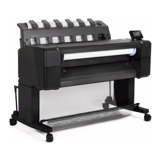 HP DESIGNJET T1500 EPRINTER SERIES MANUAL Pdf Download | ManualsLib