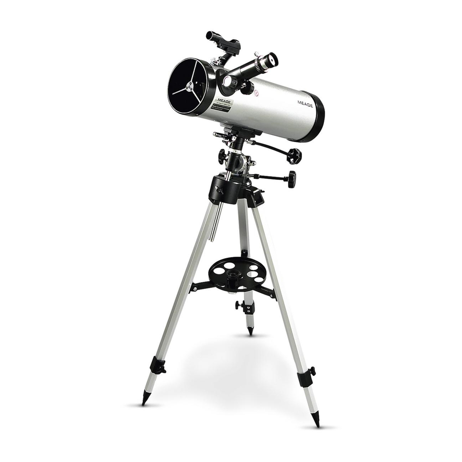MEADE 114EQ-ASTR INSTRUCTION MANUAL Pdf Download | ManualsLib