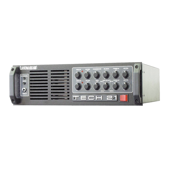 TECH 21 LANDMARK 600 OWNER'S MANUAL Pdf Download | ManualsLib