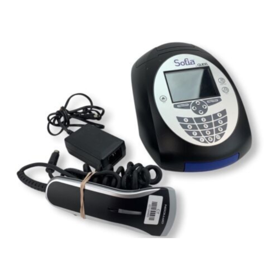 QUIDEL SOFIA QUICK START MANUAL Pdf Download | ManualsLib