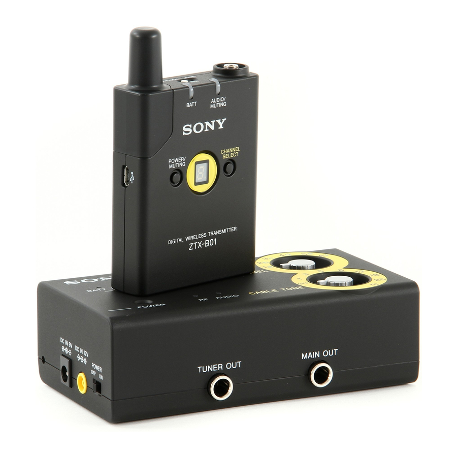 SONY DWZ-B30GB BROCHURE Pdf Download | ManualsLib