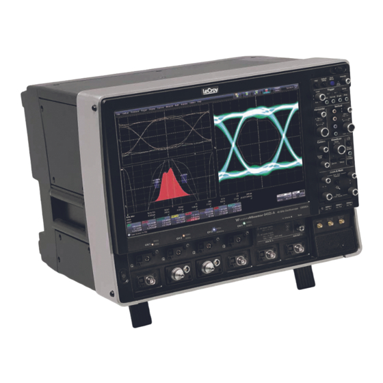 LECROY WAVEMASTER 8 ZI GETTING STARTED MANUAL Pdf Download | ManualsLib