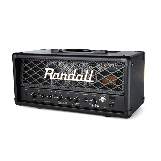 RANDALL DIAVLO RD45H OPERATION MANUAL Pdf Download | ManualsLib