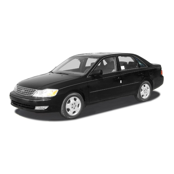 TOYOTA ’03 AVALON U OPERATION Pdf Download | ManualsLib