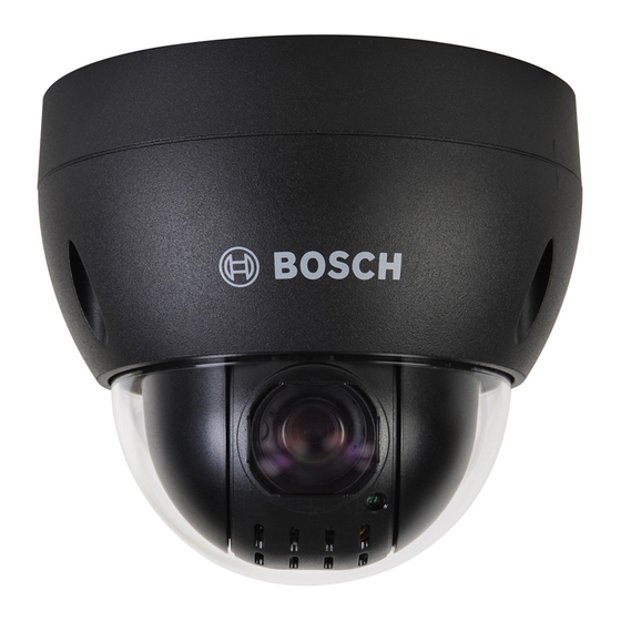 BOSCH AUTODOME 4000 TECHNICAL SPECIFICATIONS Pdf Download | ManualsLib
