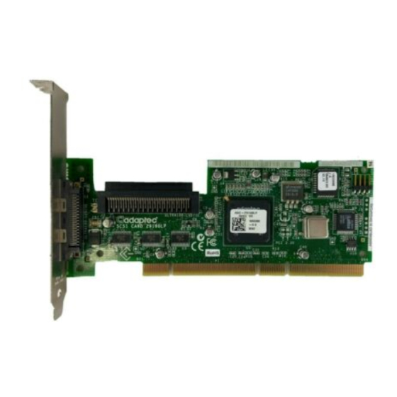 ADAPTEC 29160LP USER REFERENCE Pdf Download | ManualsLib