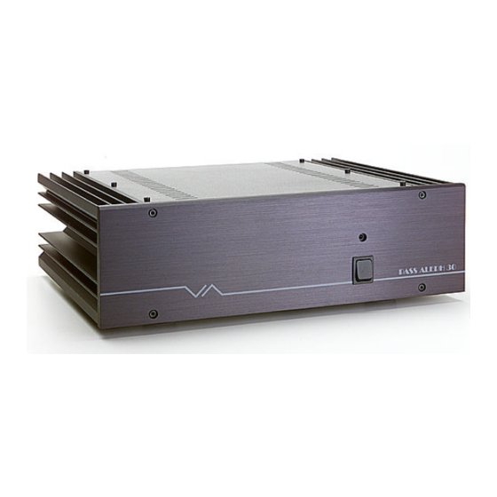 PASS LABORATORIES VOLKSAMP ALEPH 30 OWNER'S MANUAL Pdf Download ...