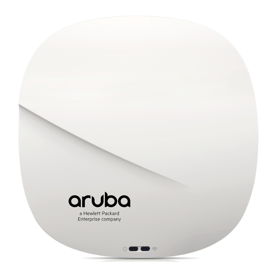 Aruba 310 Series - Wireless Access Point Installation Guide | ManualsLib