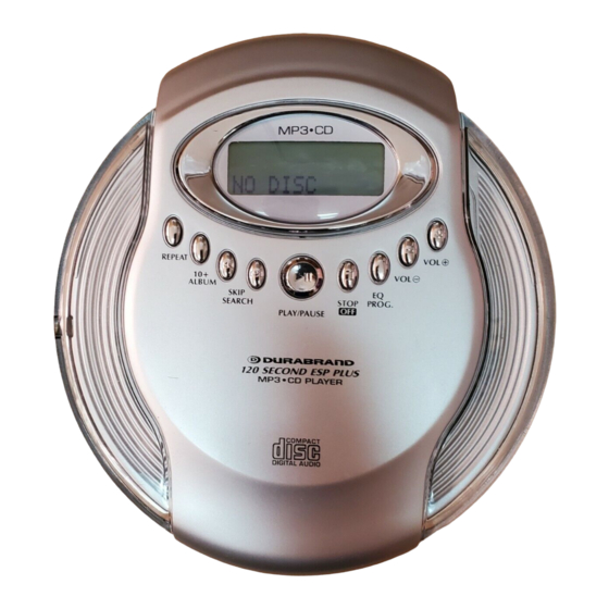 DURABRAND CD-96 QUICK INSTRUCTIONS Pdf Download | ManualsLib