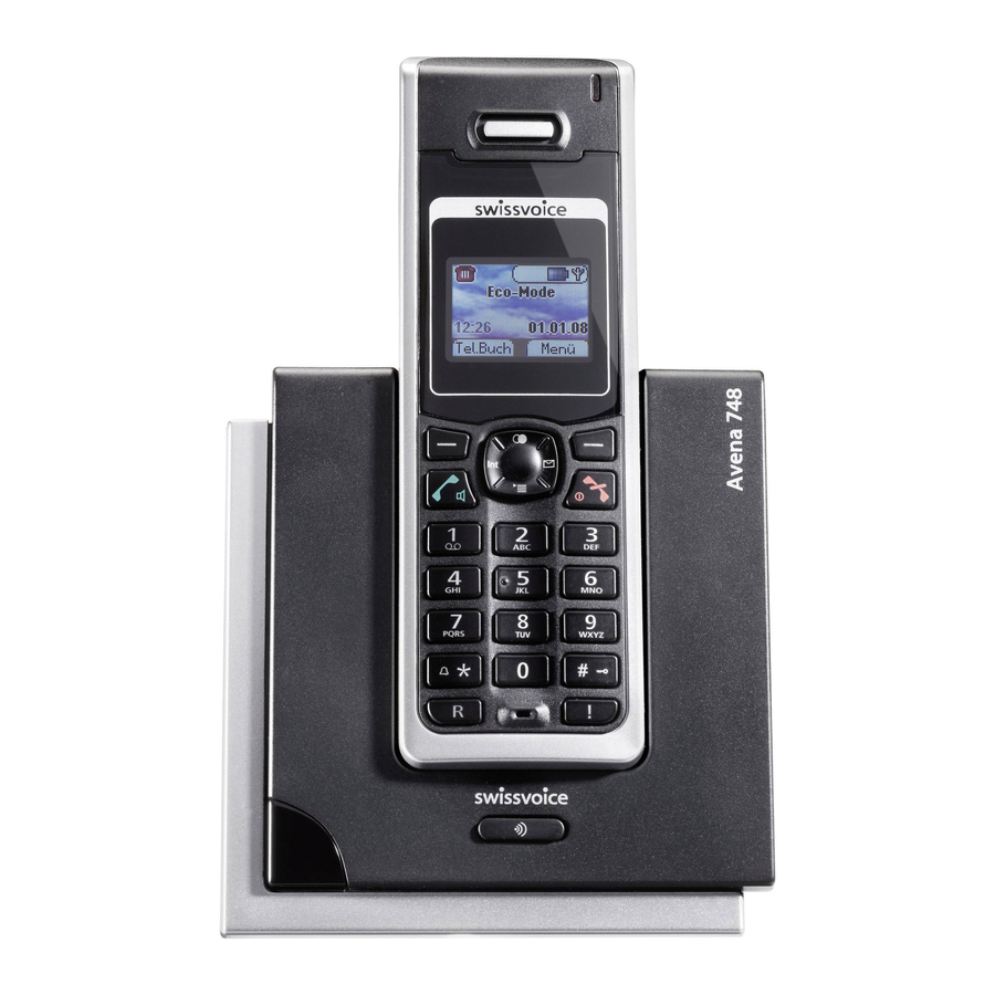 SWISSVOICE AVENA 748 USER MANUAL Pdf Download | ManualsLib