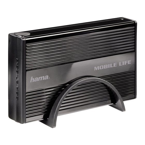 HAMA 3.5" HARD DISK ENCLOSURE OPERATING INSTRUCTIONS MANUAL Pdf ...