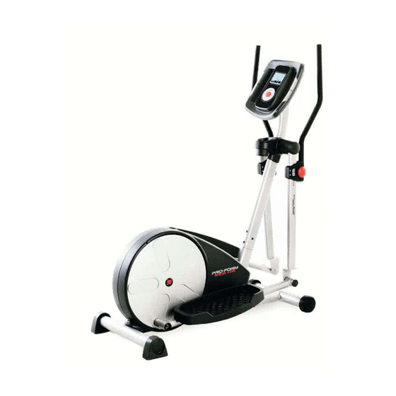 PROFORM 550 HR ELLIPTICAL GEBRUIKERSHANDLEIDING Pdf Download | ManualsLib