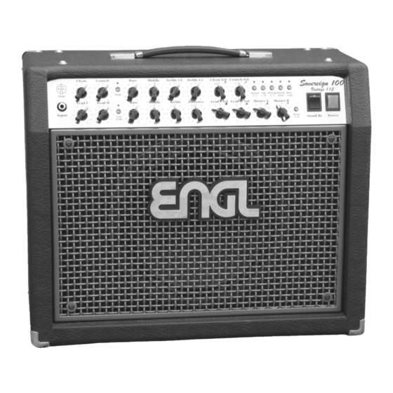 ENGL SCREAMER 100 OPERATING MANUAL Pdf Download | ManualsLib