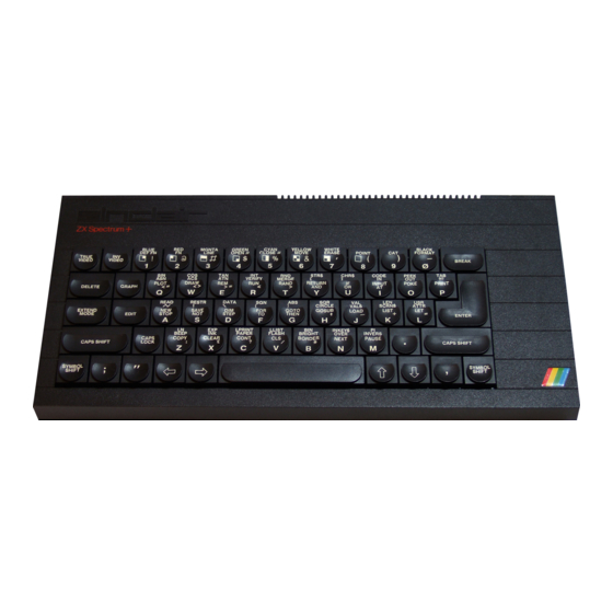SINCLAIR ZX SPECTRUM+ USER MANUAL Pdf Download | ManualsLib