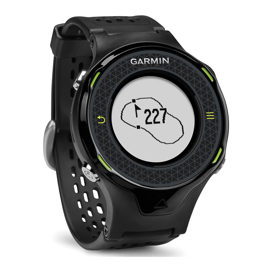GARMIN APPROACH S4 GETTING STARTED MANUAL Pdf Download | ManualsLib
