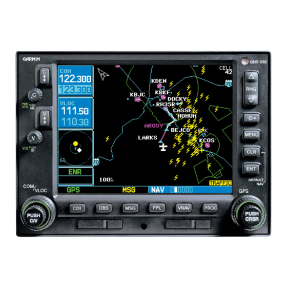 GARMIN GNC 420 GPS PILOT'S MANUAL ADDENDUM | ManualsLib