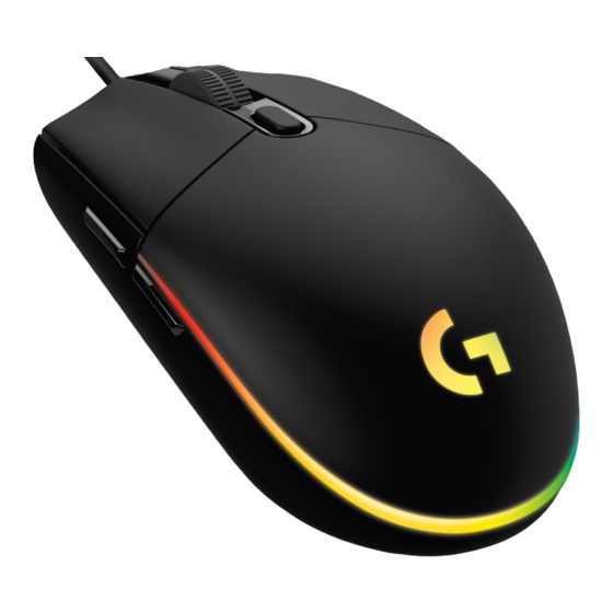 LOGITECH G102 LIGHTSYNC SETUP MANUAL Pdf Download | ManualsLib