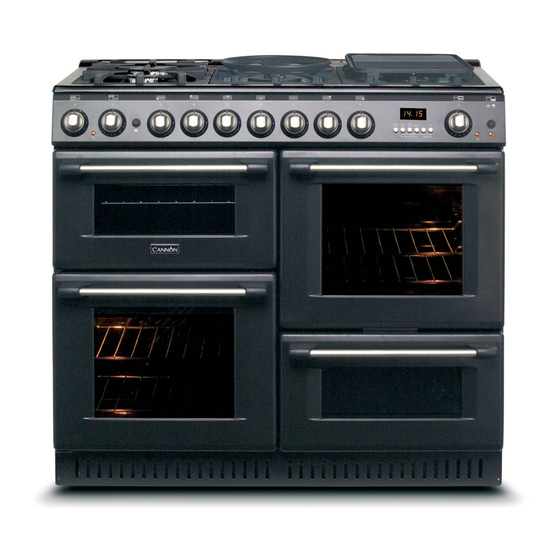 CANNON 10450G COOKER BROCHURE & SPECS | ManualsLib