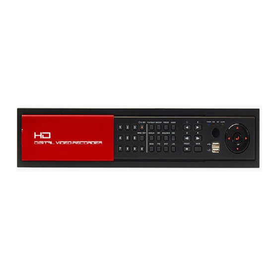 Videocube HX 400E HD-SDI DVR Manuals