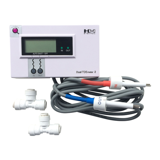 HM Digital DM-2: Dual Inline TDS Monitor User Guide | ManualsLib