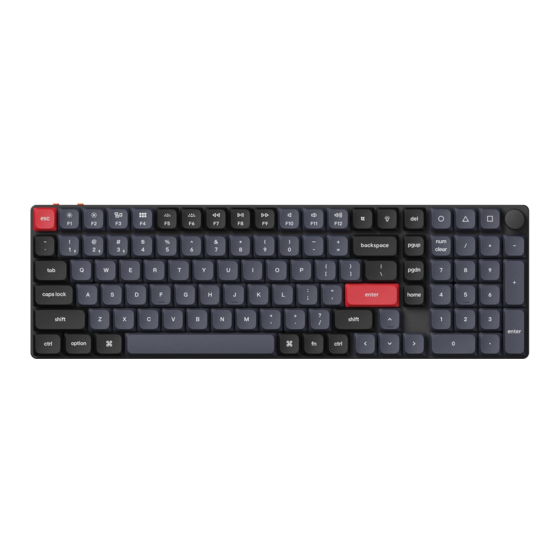 KEYCHRON K17 PRO QUICK START MANUAL Pdf Download | ManualsLib