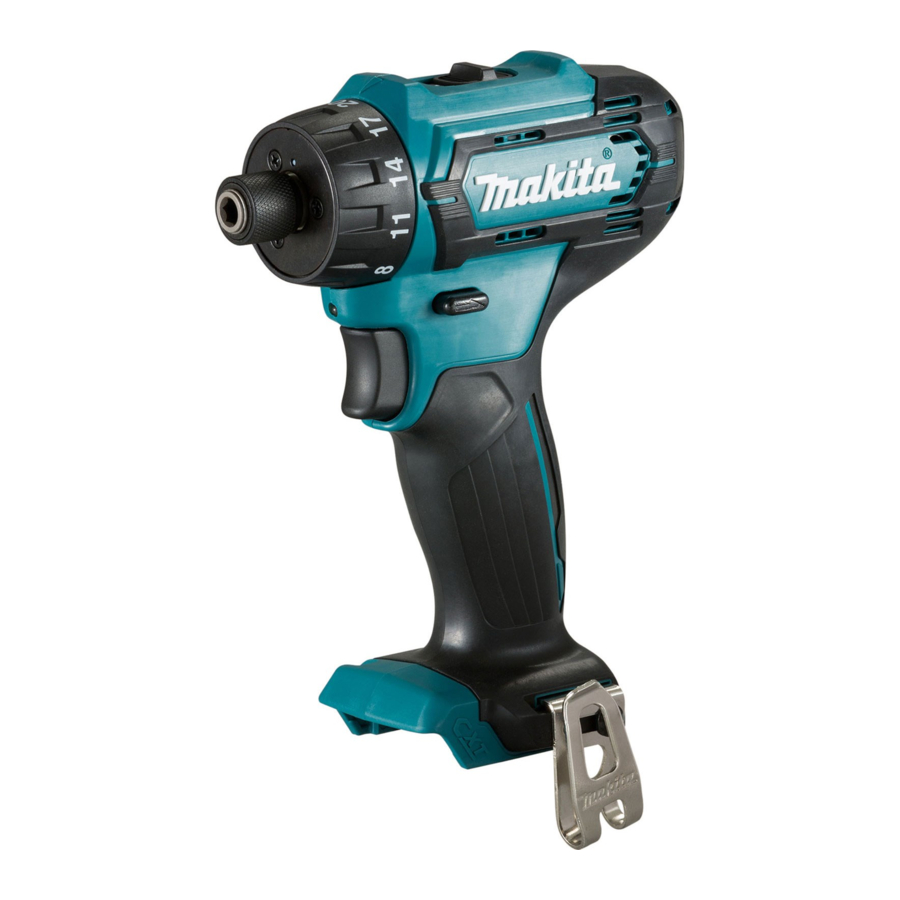 MAKITA DF333D INSTRUCTION MANUAL Pdf Download | ManualsLib