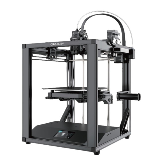 CREALITY ENDER-5 S1 INSTALLATION INSTRUCTIONS Pdf Download | ManualsLib