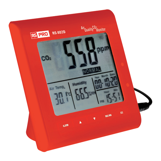 RS PRO RS-802D INSTRUCTION MANUAL Pdf Download | ManualsLib