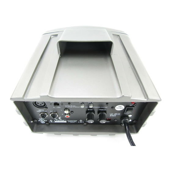 CALIFONE PRESENTATIONPRO PA300 USER MANUAL Pdf Download | ManualsLib