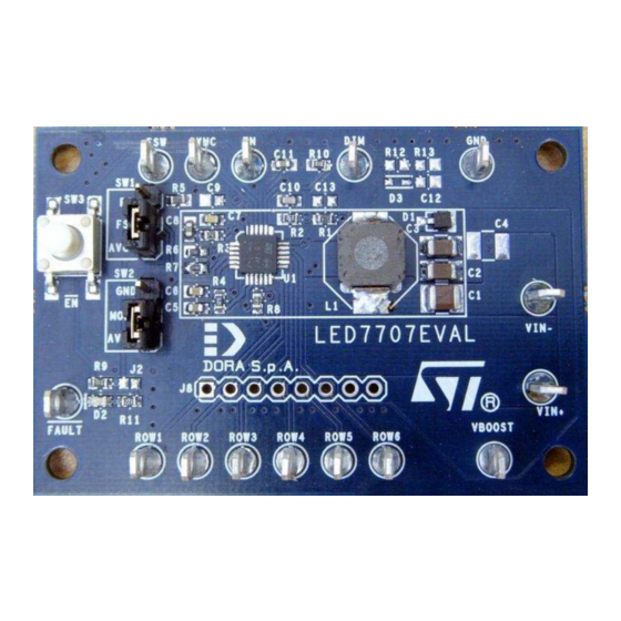 STMICROELECTRONICS LED7707 APPLICATION NOTE Pdf Download | ManualsLib