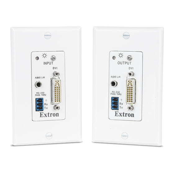 EXTRON ELECTRONICS DVI 201 A D TX/RX SPECIFICATION SHEET Pdf Download ...