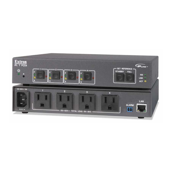 EXTRON ELECTRONICS ETHERNET CONTROL INTERFACE IPL T PCS4 SPECIFICATIONS ...