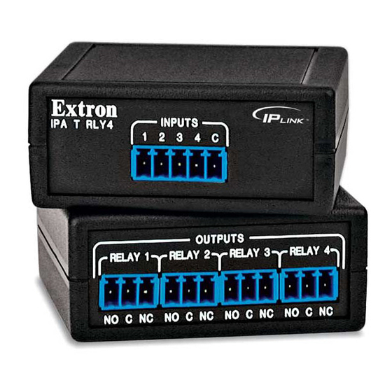 EXTRON ELECTRONICS IP LINK ACCESSORY WITH FOUR RELAYS IPA T RLY4 ...