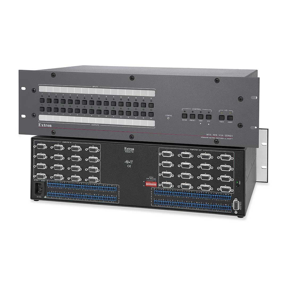 EXTRON ELECTRONICS MVX 128 VGA A SPECIFICATION SHEET Pdf Download | ManualsLib