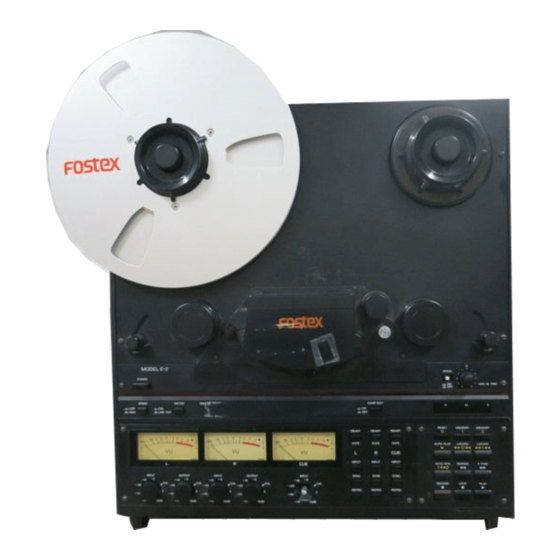 FOSTEX E-2 OWNER'S MANUAL Pdf Download | ManualsLib