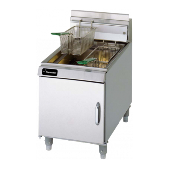 FRYMASTER MASTERJET J1C SERIES INSTALLATION, OPERATING, SERVICE AND ...