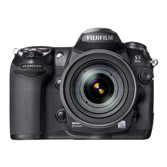 FUJIFILM FINEPIX S5 PRO OWNER'S MANUAL Pdf Download | ManualsLib