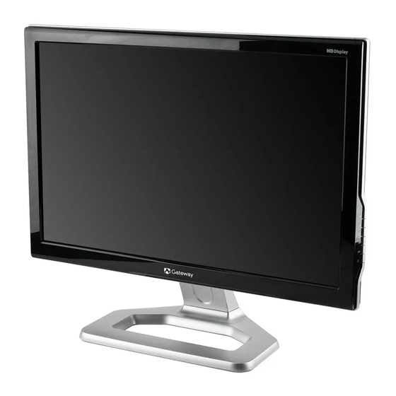 GATEWAY HD1900 USER MANUAL Pdf Download | ManualsLib