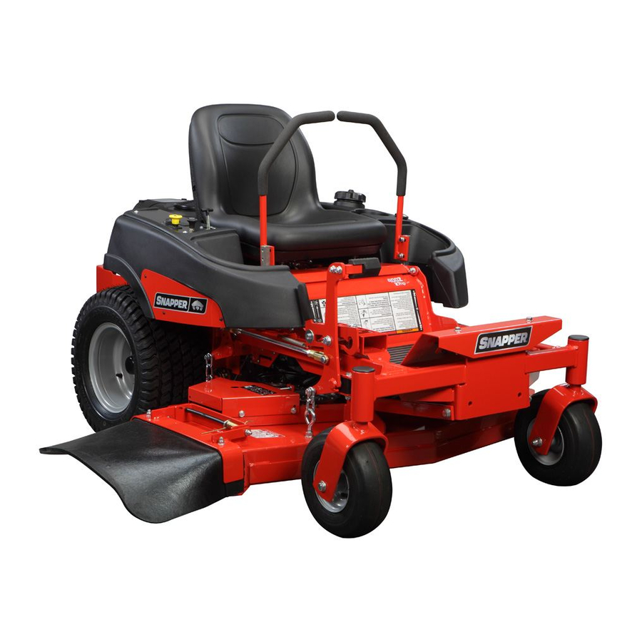 SNAPPER 400Z SERIES SAFETY INSTRUCTIONS & OPERATOR'S MANUAL Pdf ...