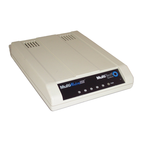MULTITECH MULTIMODEM MT5634ZBA-V-V92 USER MANUAL Pdf Download | ManualsLib
