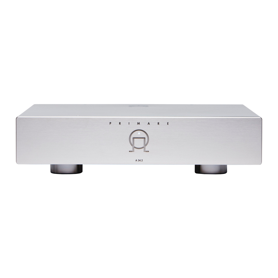 PRIMARE A34.2 USER MANUAL Pdf Download | ManualsLib